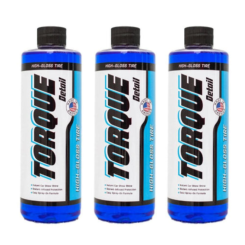 High-Gloss Tire Shine Spray, Cleaner, and Protectant