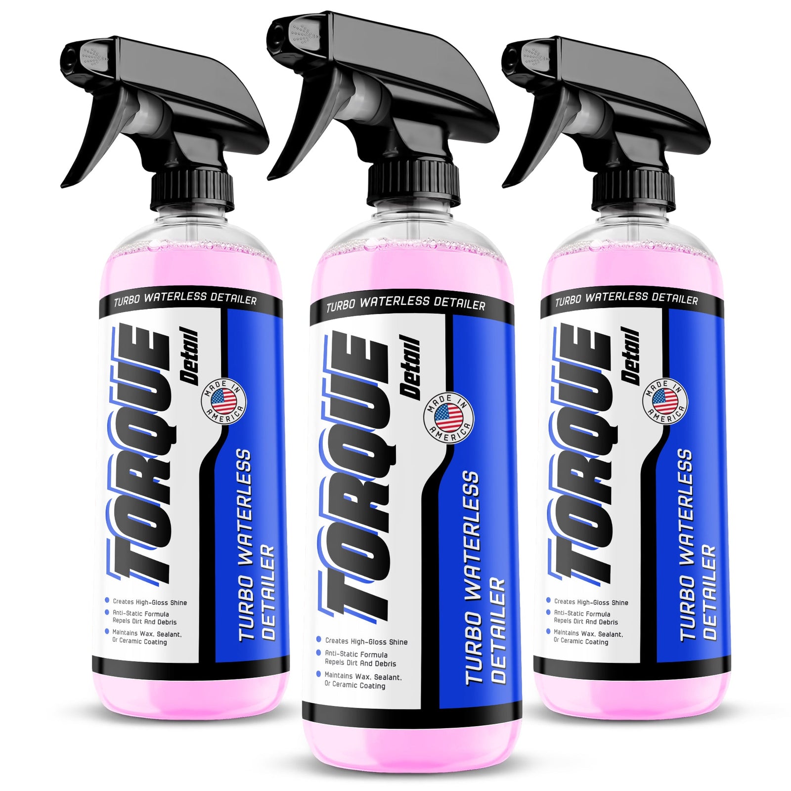 Waterless Car Wash Spray - Turbo Ceramic Detailer