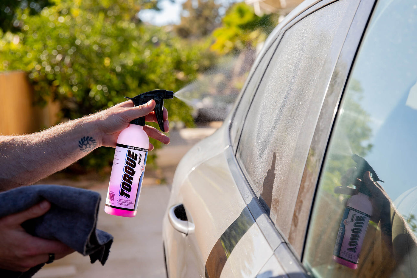 Waterless Car Wash Spray - Turbo Ceramic Detailer